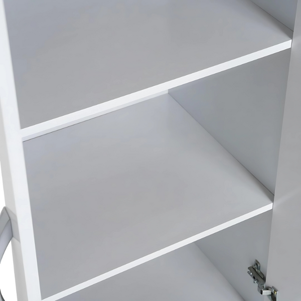 2 Door Wooden Wardrobe with Lockable Drawer | Modern Bedroom Storage C ...
